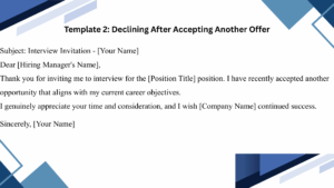 How to Decline a Job Interview Professionally? - Hr Simple