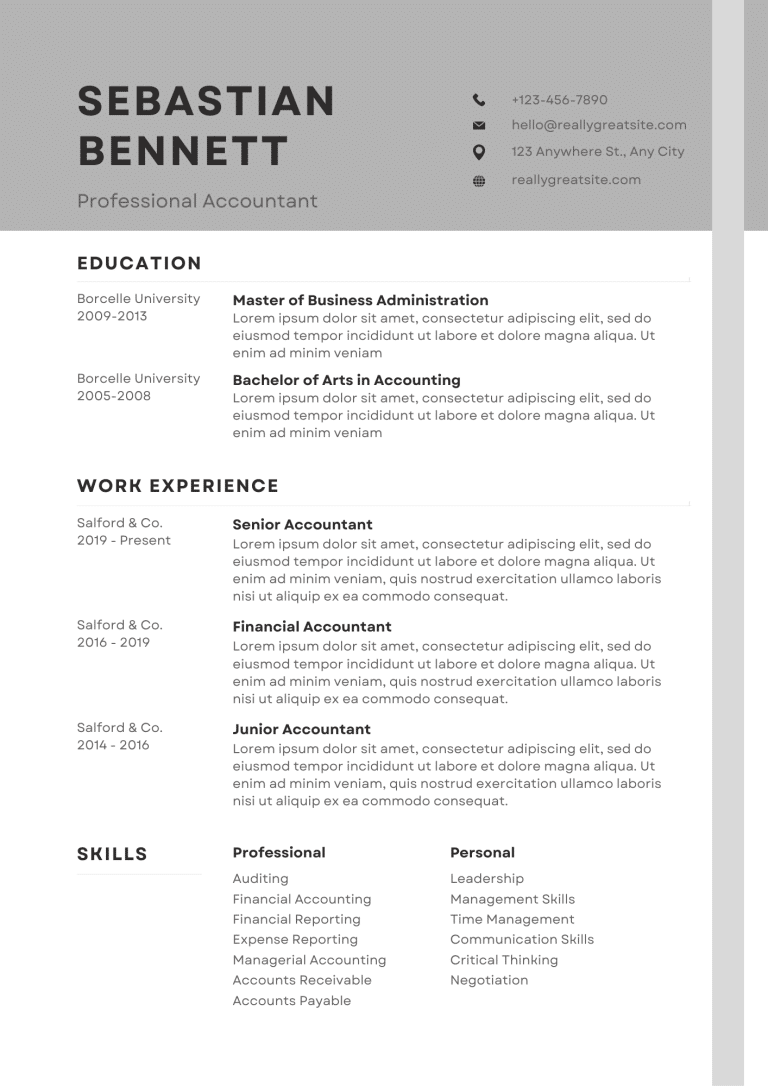 Best Colors for Your Resume - Hr Simple
